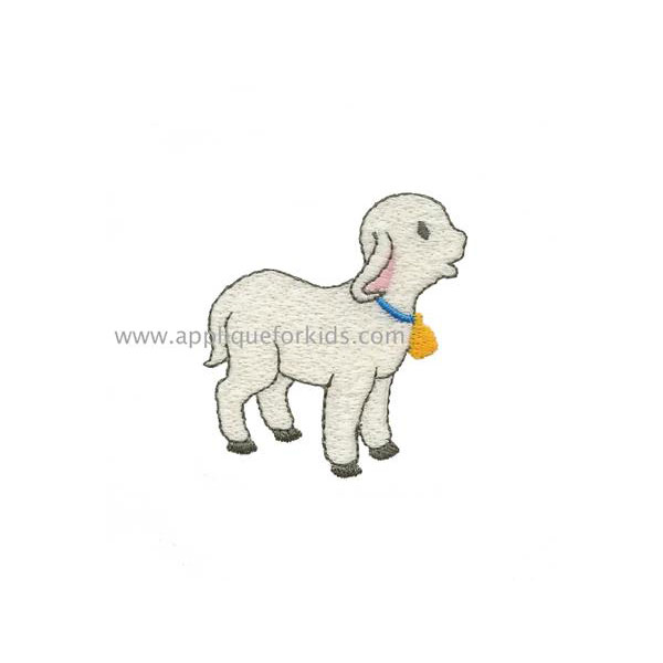 Little Lamb Embroidery Design