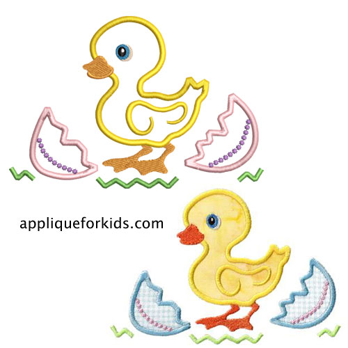 Holiday & Seasons :: Easter :: Easter Duck - Digital Applique ...